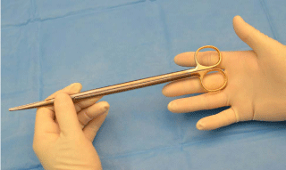 A Novel Scissor-Handling Technique for Thoracic Surgery
